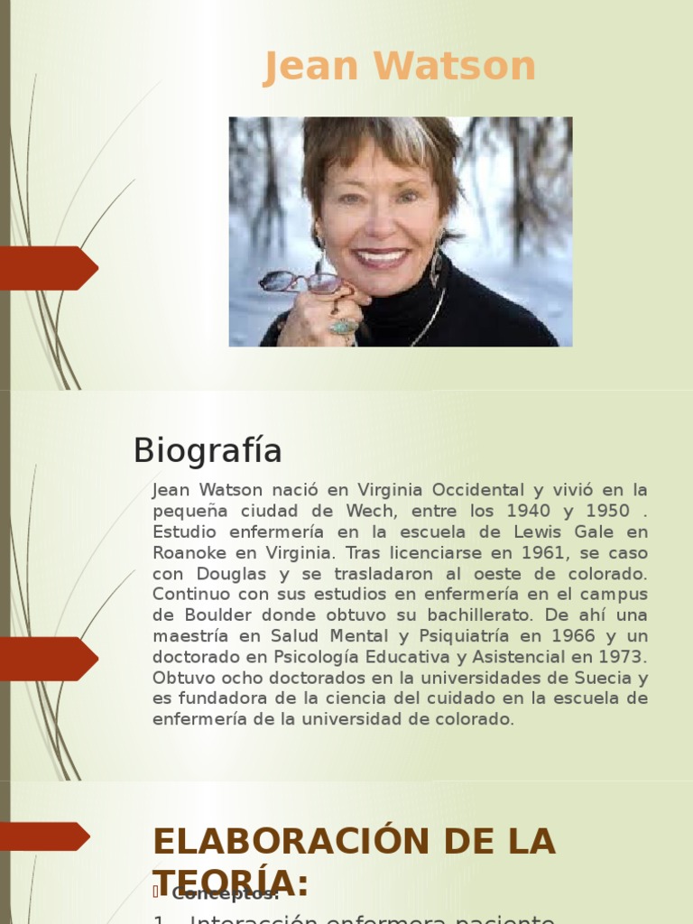 Biografia Jean Watson | PDF