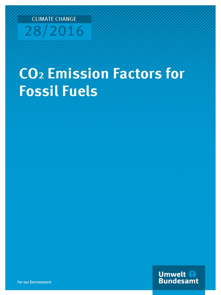 Co2 Emission Factors For Fossil Fuels Correction | PDF | Lignite | Coal