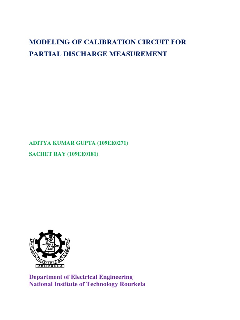 Modeling of Calibration Circuit For Partial Discharge Measurement | PDF | Capacitor | Physics