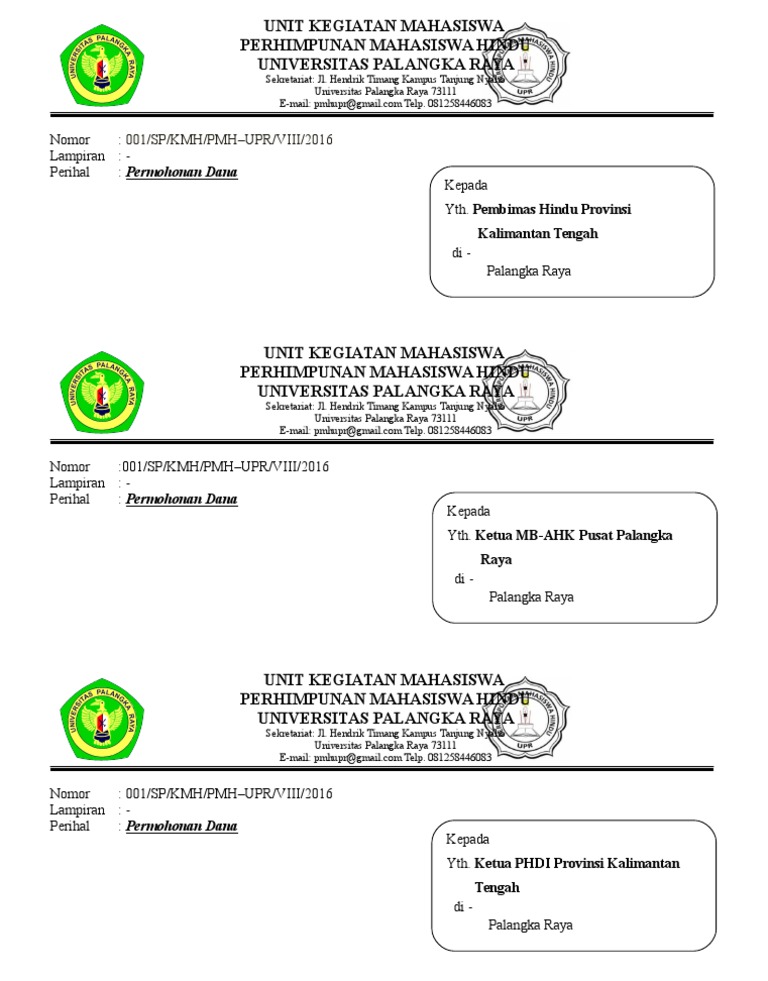 Amplop Surat Pengantar Proposal | PDF