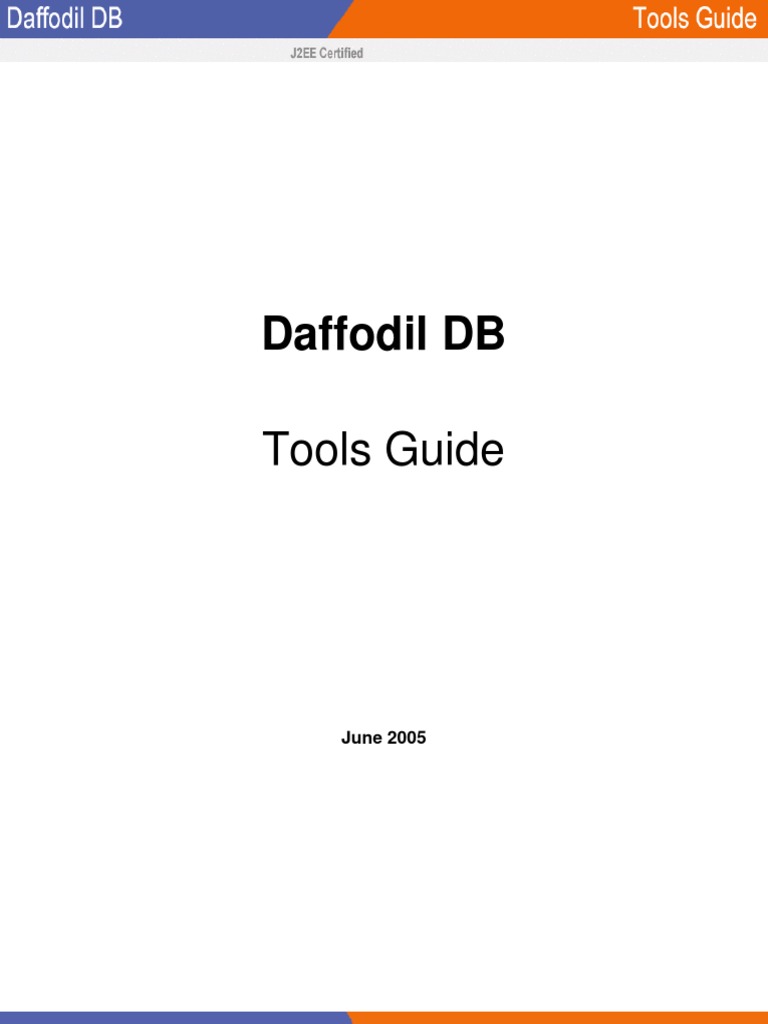 Daffodil DB Tools Guide | PDF | Tab (Gui) | Databases