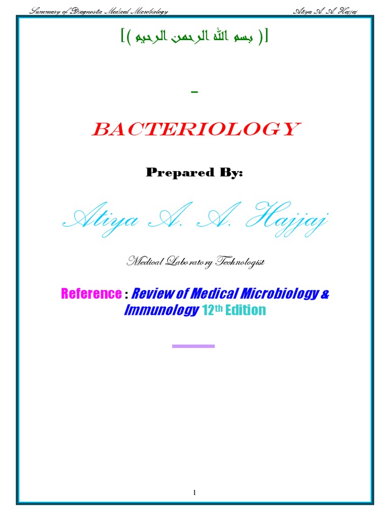Diagnostic Bacteriology-Lab Review | PDF | Mycobacterium | Staphylococcus