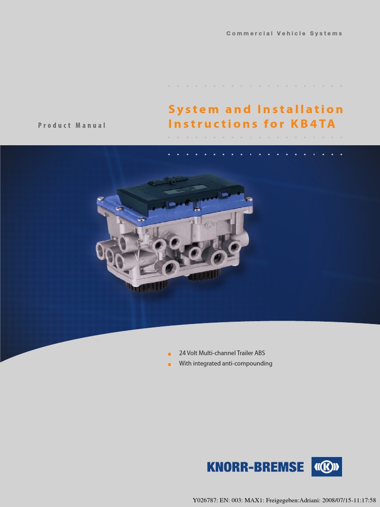 KNORR-BREMSE | Anti Lock Braking System | Suspension (Vehicle)