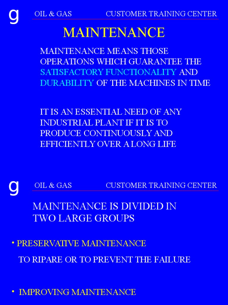 Maintenance and Alignment Procedures for Oil and Gas Machinery | PDF ...