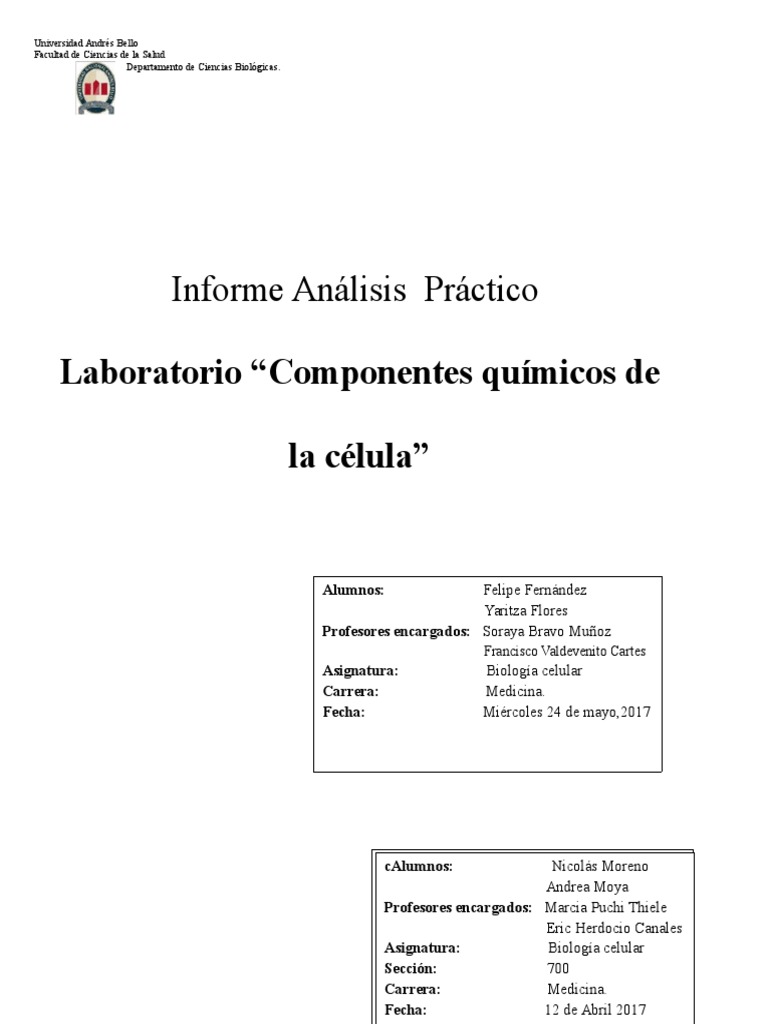 Informe Lab 4 Biocel Unab | PDF | Polisacárido | Leche
