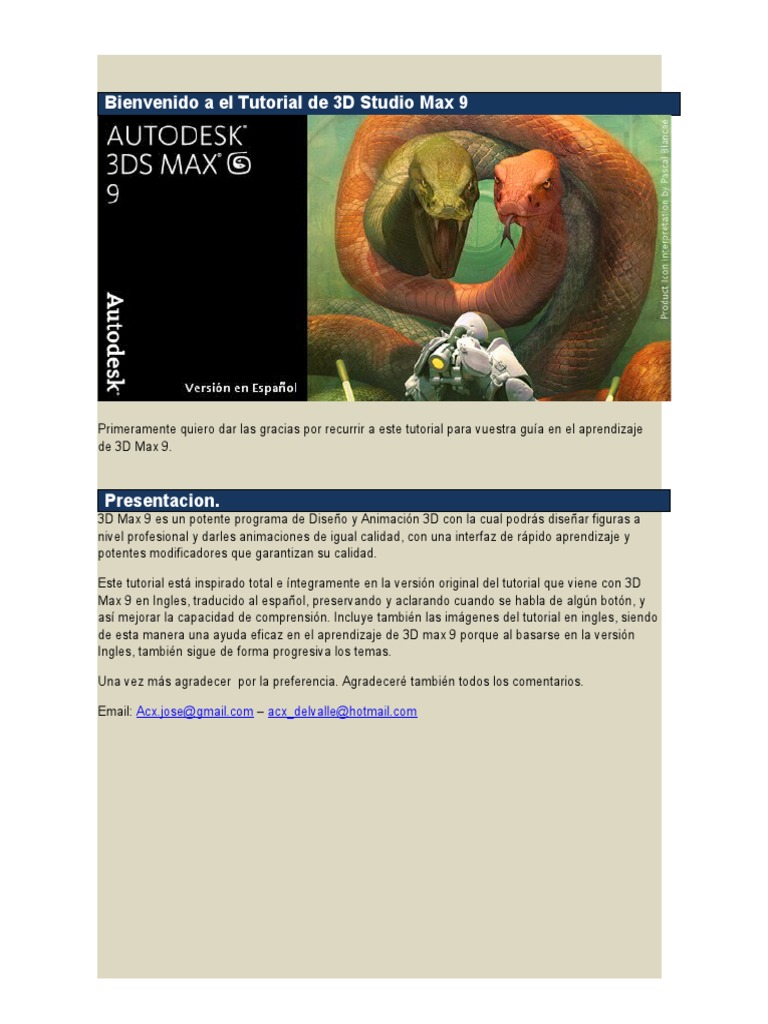 Tutorial 3D Studio Max 9 - Español Original | PDF | Business | Ajedrez
