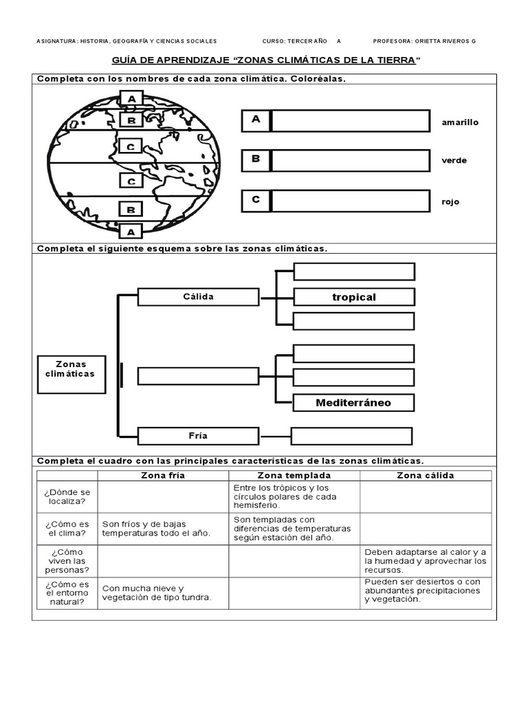 Zonas Climáticas de La Tierra 1 | PDF | Desierto | Clima
