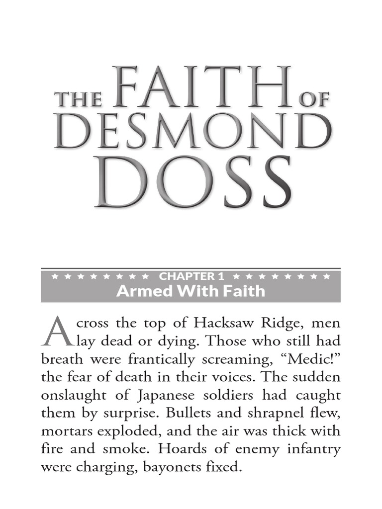 Faith of Desmond Doss TEXT V 3 | PDF | Armor Of God | Religious Belief ...