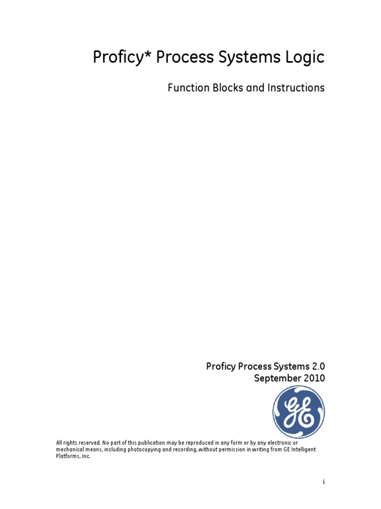 Proficy Process Systems - Instructions | PDF | Variable (Computer ...