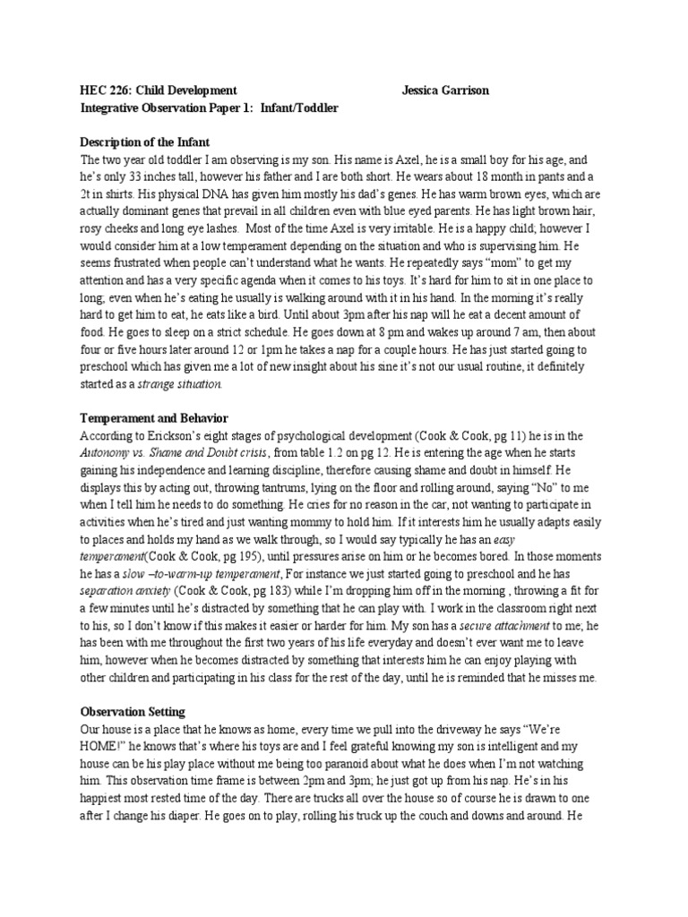 Axelsobservation | PDF | Psychological Concepts | Psychology