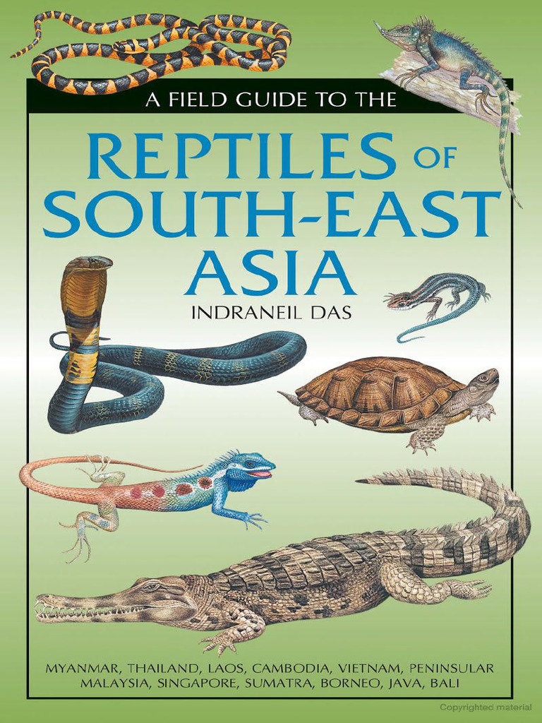 Field Guide of Reptiles From SE Asia | PDF