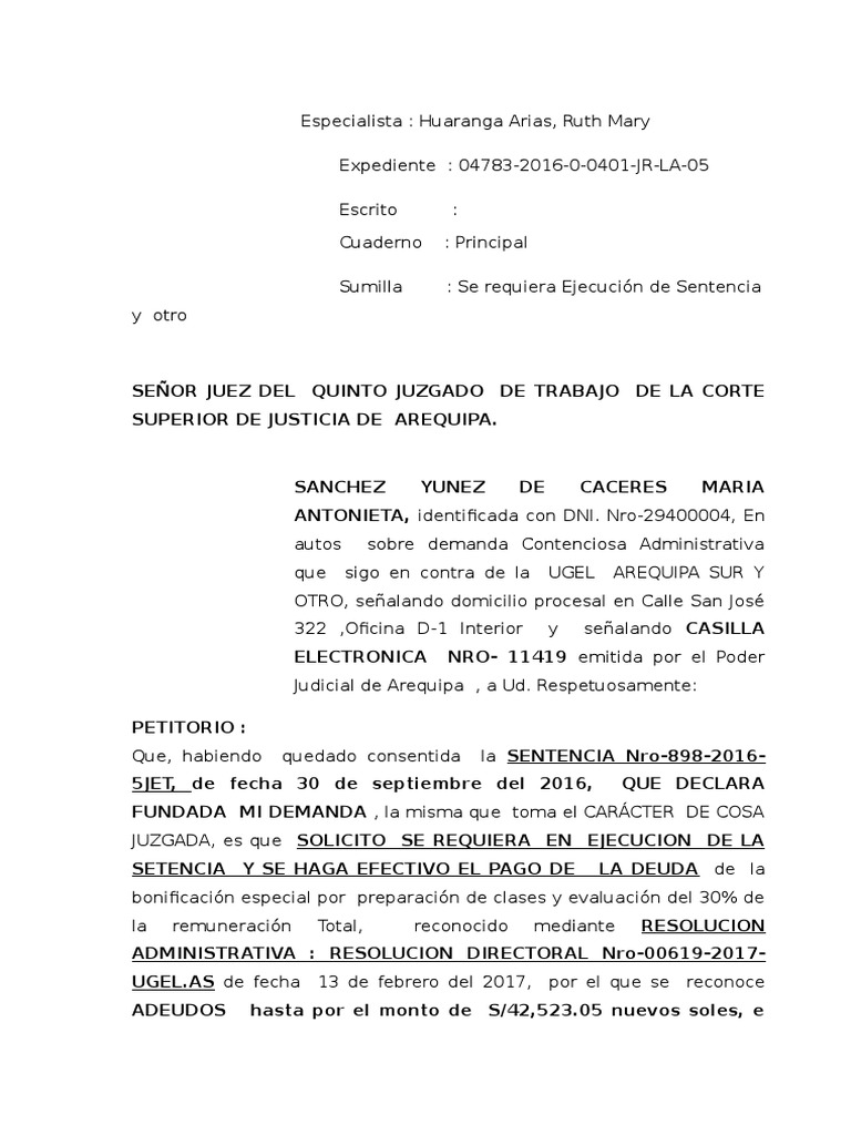 modelo de requerimiento de pago judicial | Sentencia (ley ... modelo de requerimiento de pago judicial | Sentencia (ley ...