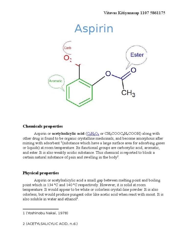 Aspirin | PDF