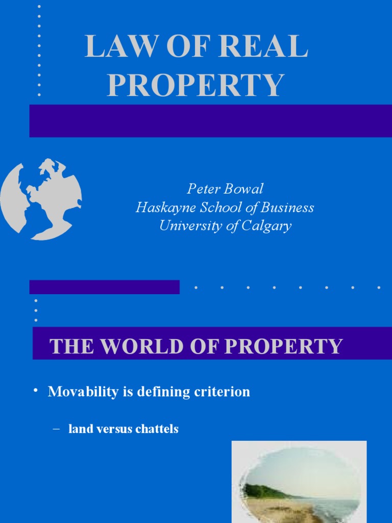 Real Property Law.ppt | Mortgage Loan | Real Property