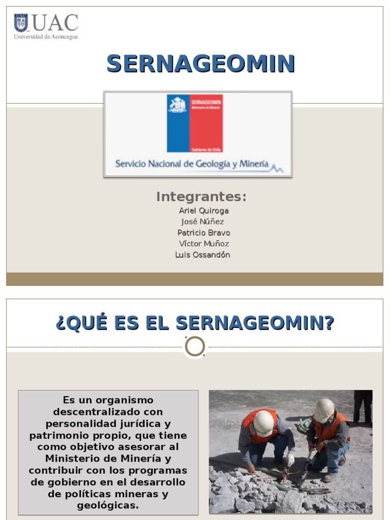 Sernageomin | PDF | Minería | Regulación