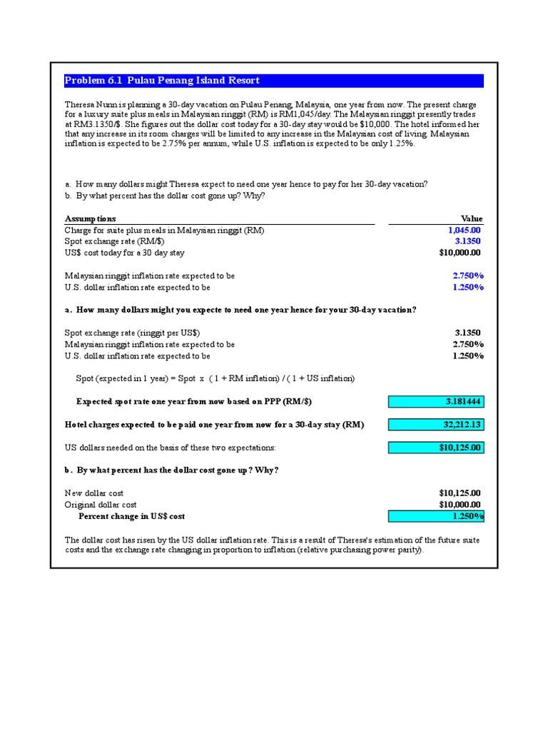 FX III Practice | PDF | Exchange Rate | Purchasing Power Parity