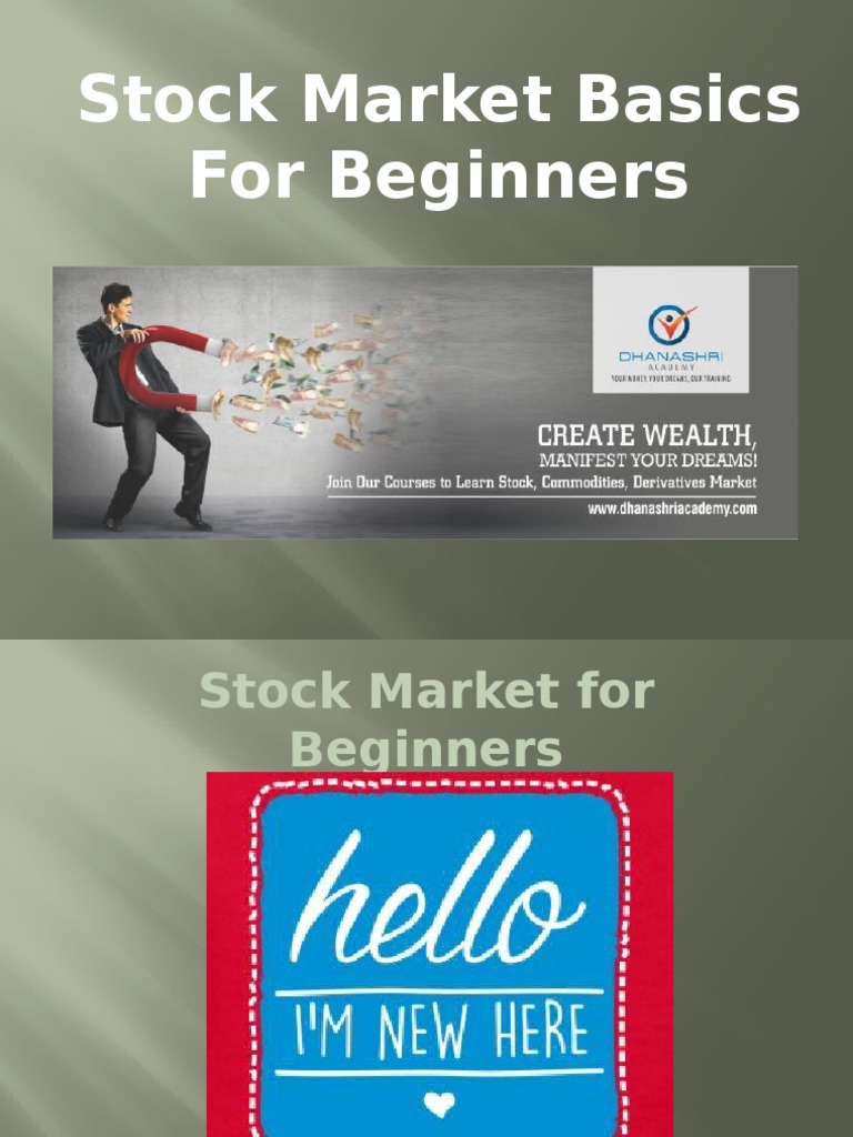 Stockmarket Basics For Beginners | PDF | Stocks | Stock Market