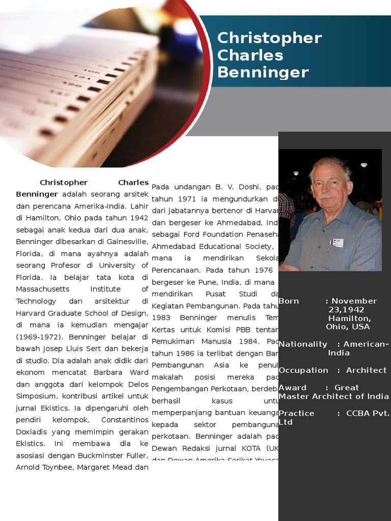 Christopher Charles Benninger | PDF