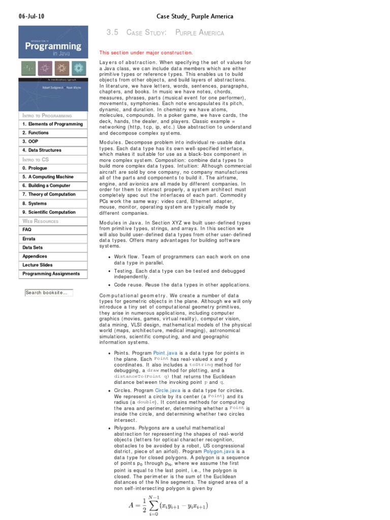 Case Study - Purple America | PDF | Interval (Mathematics) | Area