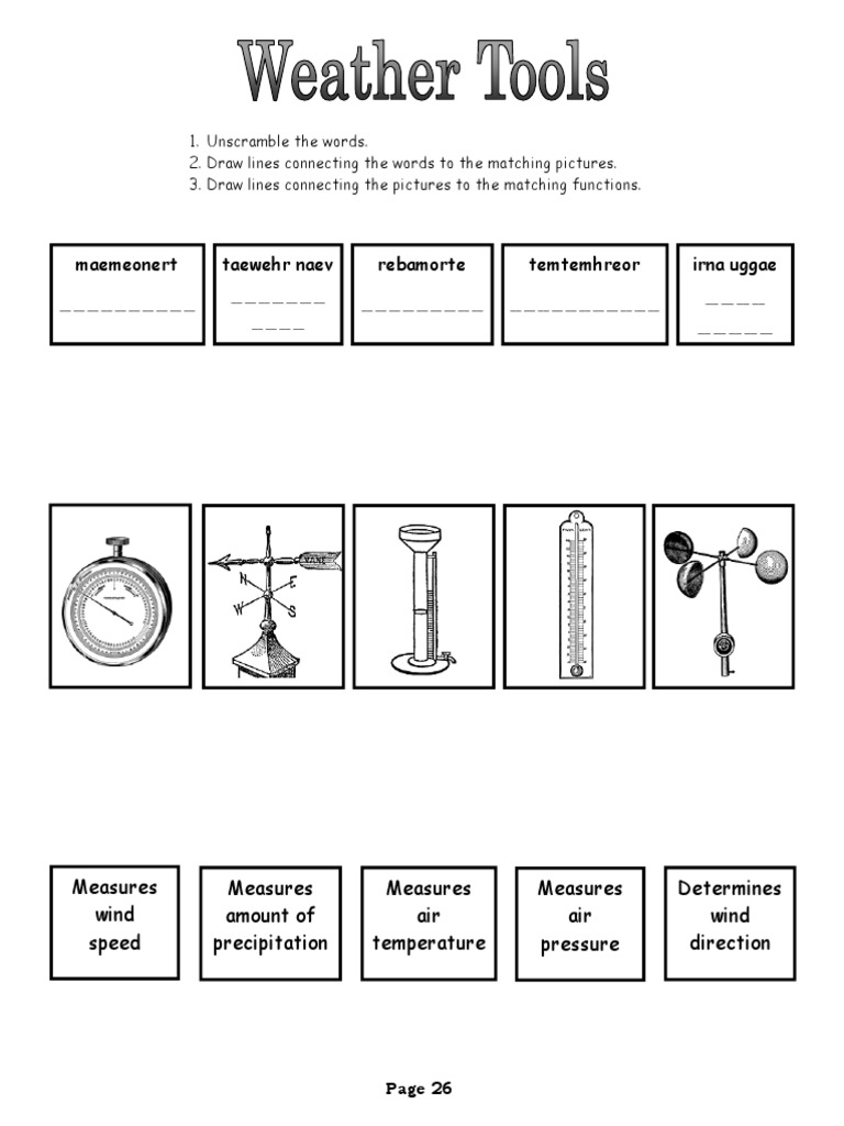 Weather Worksheet | PDF