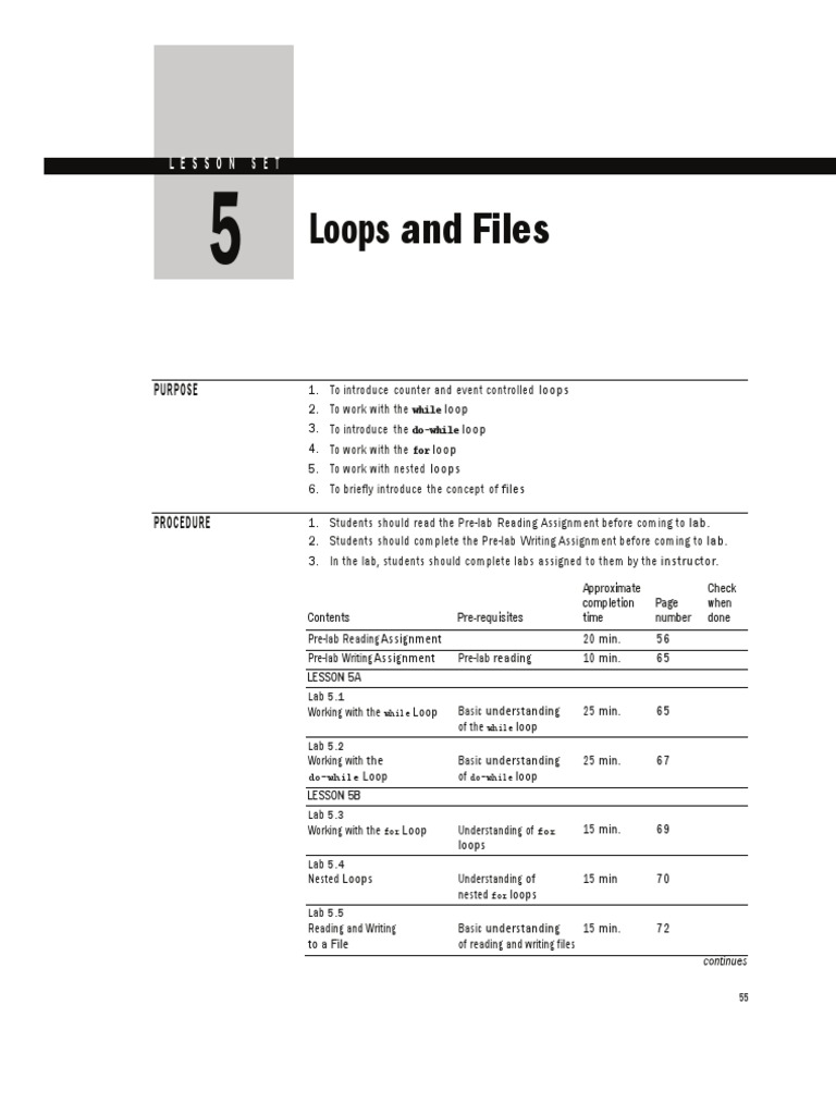 LM - Chapter 05 PDF | PDF | Control Flow | Computer Programming
