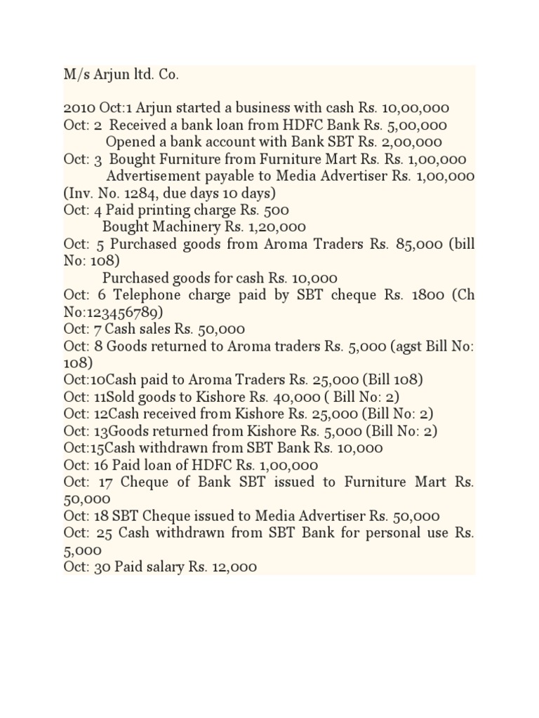 Tally Example Sum | Expense | Banks | Free 30-day Trial | Scribd