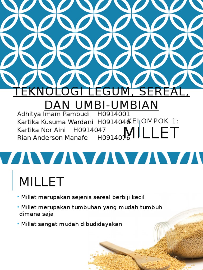 Manfaat dan Nutrisi Millet dalam Diet | PDF