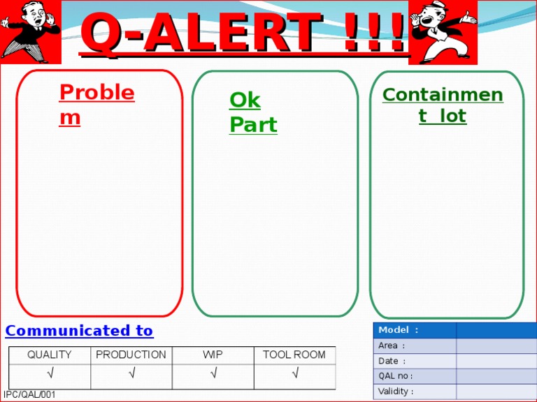 Quality Alert Template Overview | PDF