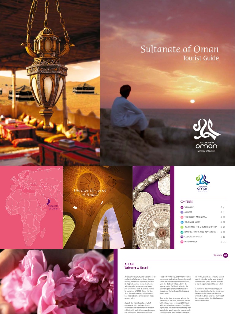 Sultanate of Oman Tourist-Guide | PDF | Oman | Desert
