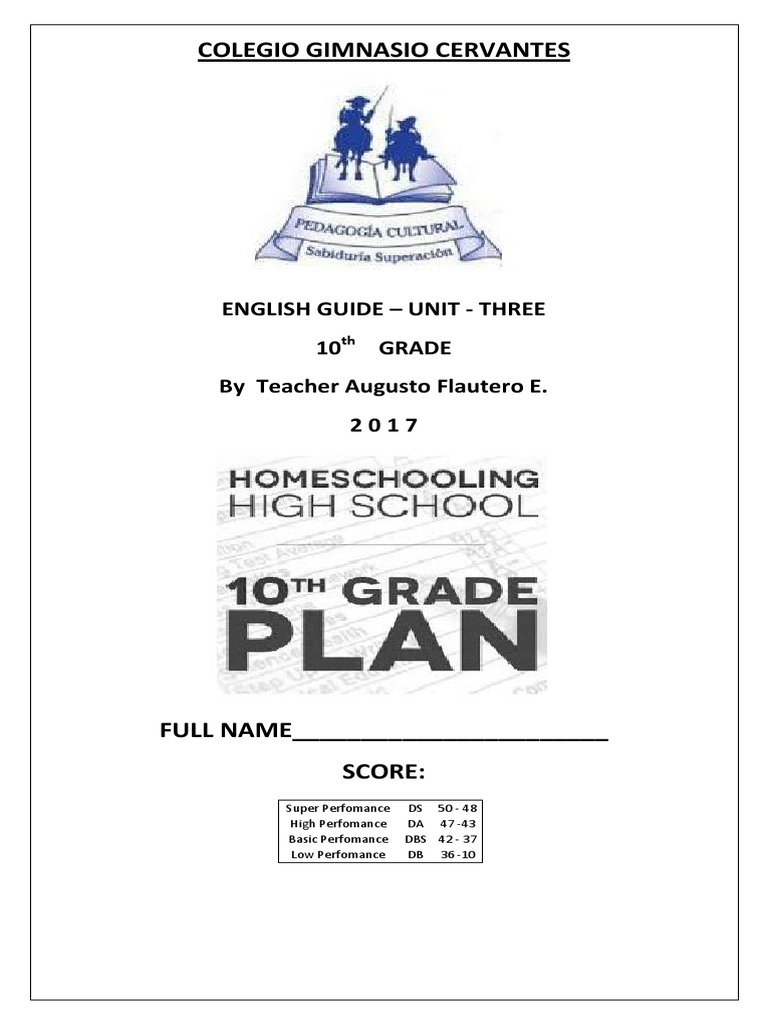 English 10 TH UNIT 1 | PDF | Proyecto Géminis | Preposición y Postposición