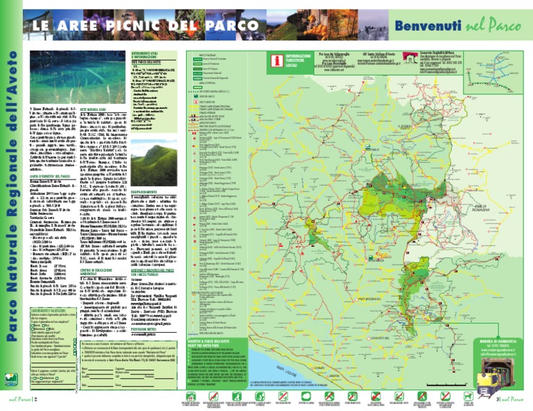 Cartina Dei Sentieri Del Parco