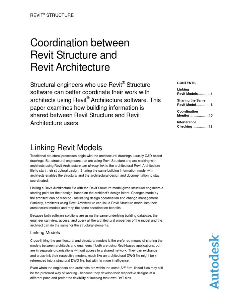 Revit Structure and Revit Architecture Feb0 PDF | PDF | Autodesk Revit ...