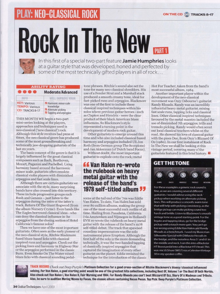 Neo Classical Rock 1 | PDF