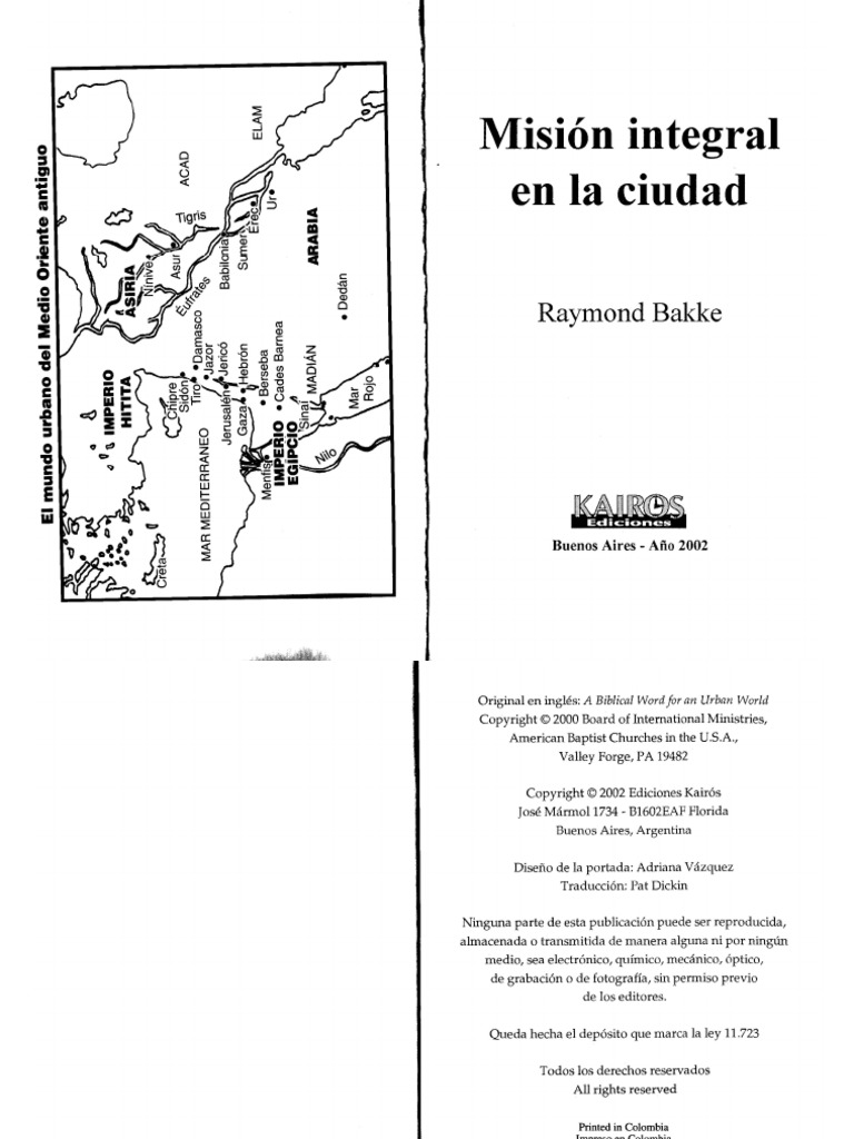 Misión Integral Raymond Bakke | PDF