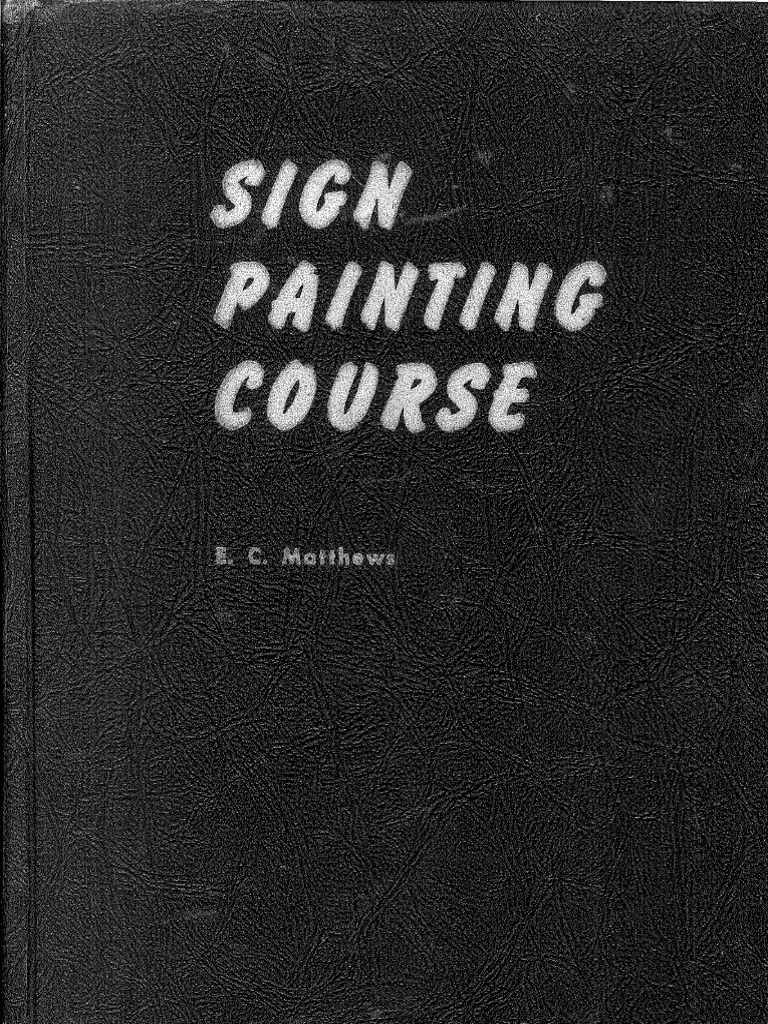 ECMatthews SignPaintingCourse 1 50 | PDF