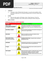 Safe Operating Procedures SOP 19 - Electric Arc Welder - Small Welding ...