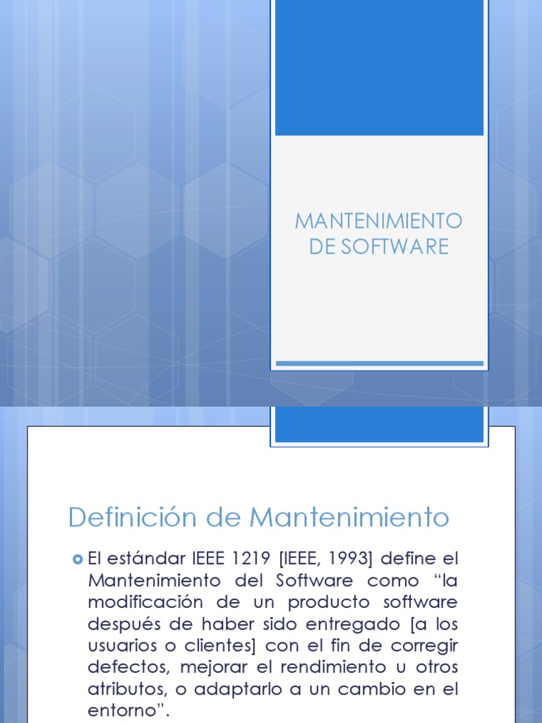 Mantenimiento de Software PDF | PDF | Programa de computadora | Programación
