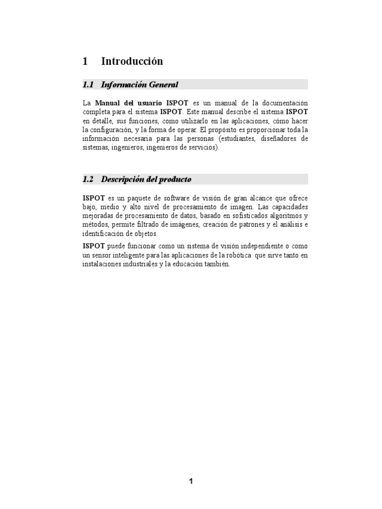 Manual de Usuario ISPOT | PDF | Point and Click | Ventana (informática)