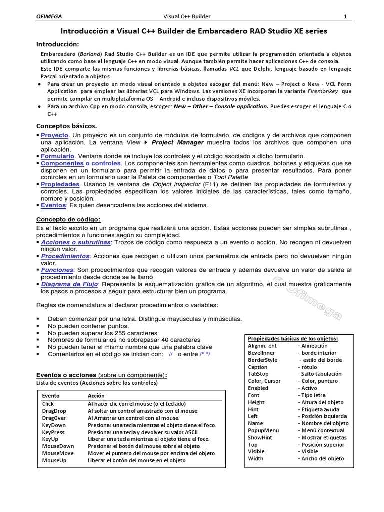 C Builder | PDF | Informática | Programación de computadoras