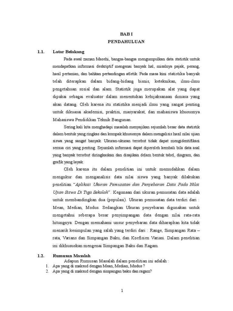 Mini Riset Statistika Dan Probabilitas | PDF