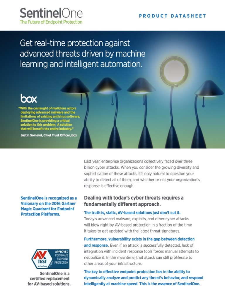 Sentinelone Datasheet | PDF