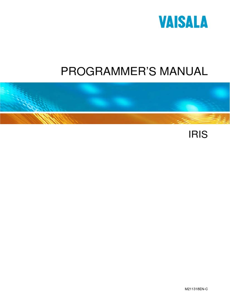 IRIS Programmers Manual | PDF | Application Programming Interface | Source Code