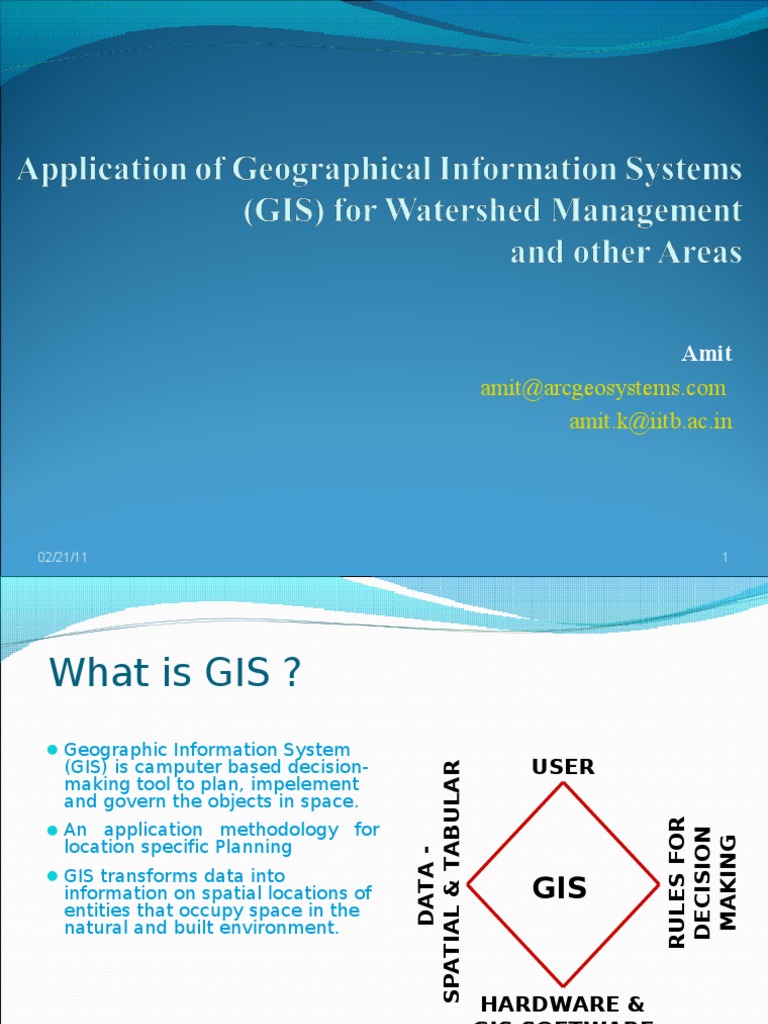 GIS Applications | PDF | Spatial Analysis | Geographic Information System