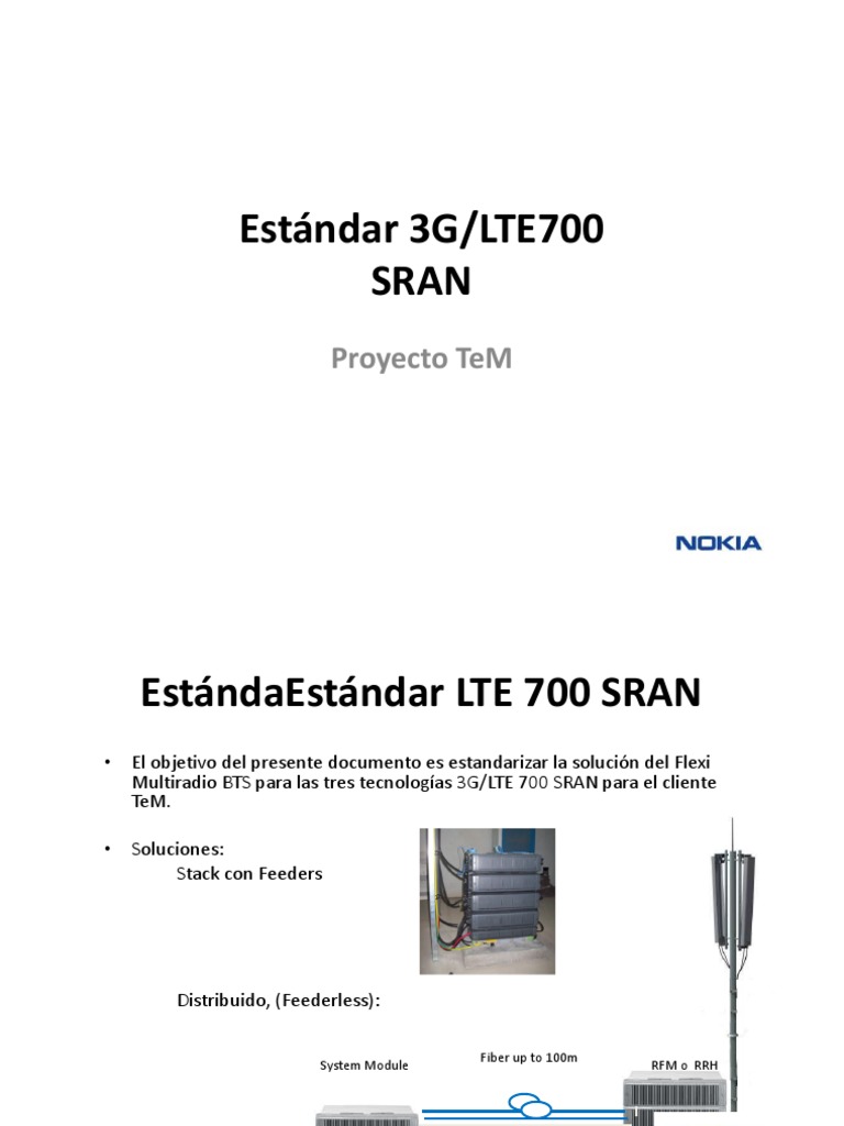 Guía de Instalación SRAN LTE 700 | PDF | Lte (Telecomunicaciones) | 3 G