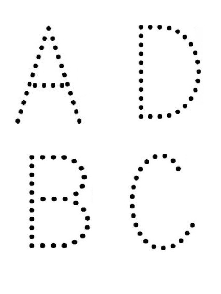 Alfabeto Pontilhado | PDF