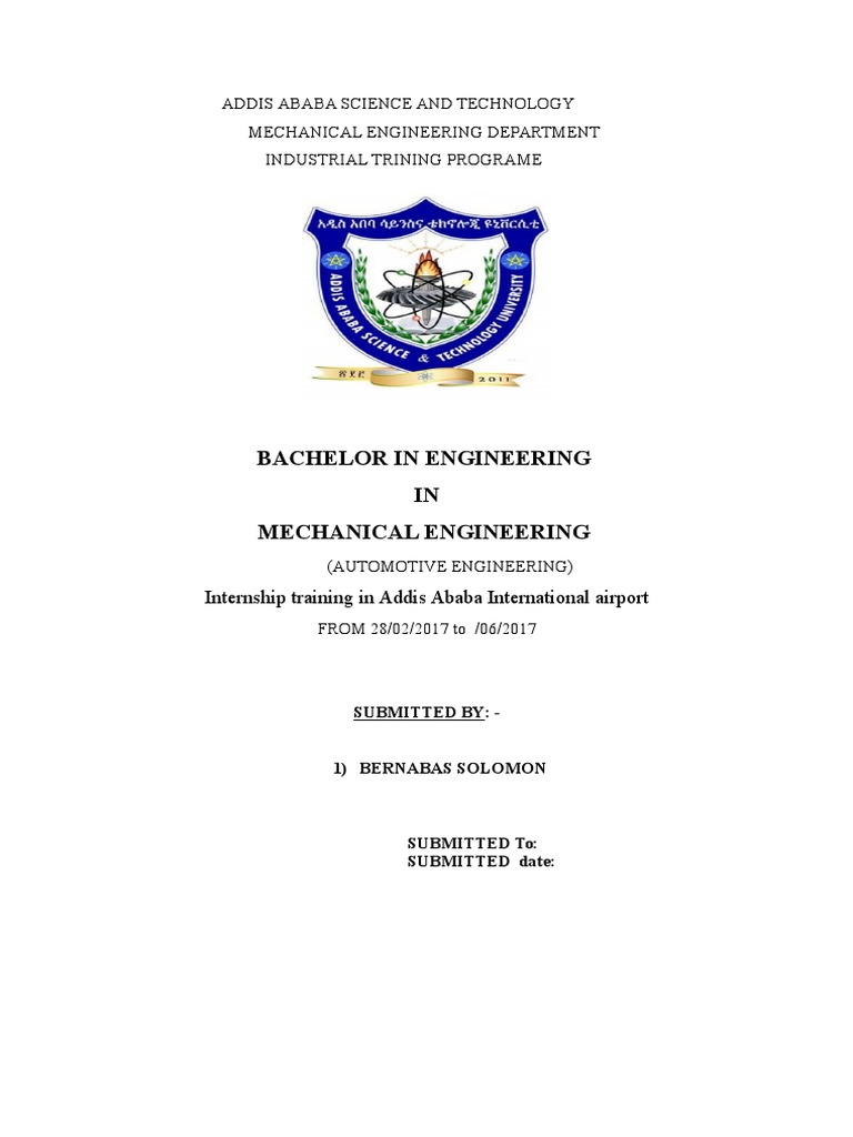 Addis Ababa Science and Technolog1 (Autorecovered) (Autorecovered) | PDF | Duct (Flow ...