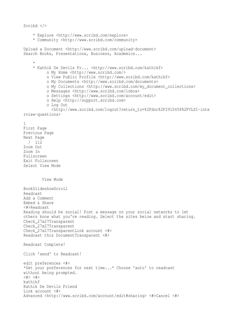 Vlsi Interview Questions Pdf Cmos Mosfet