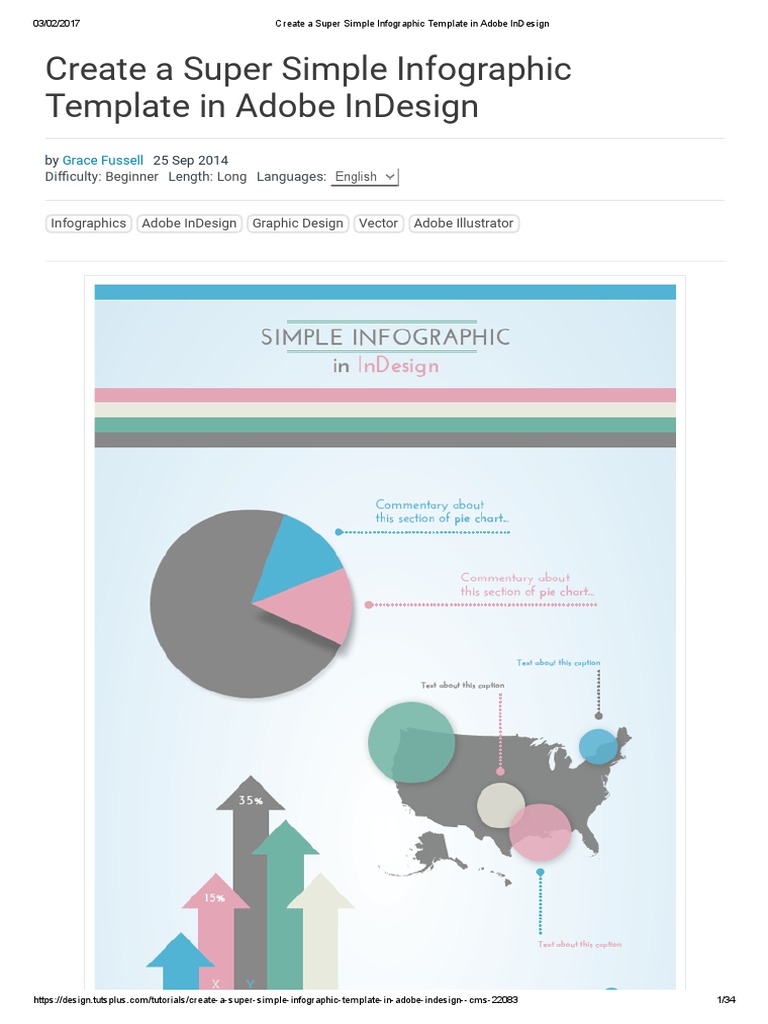 Create A Super Simple Infographic Template in Adobe InDesign | Download ...
