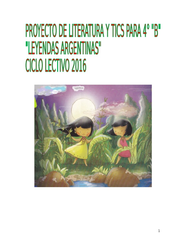 Proyecto Leyenda | PDF | Leyendas | Conocimiento