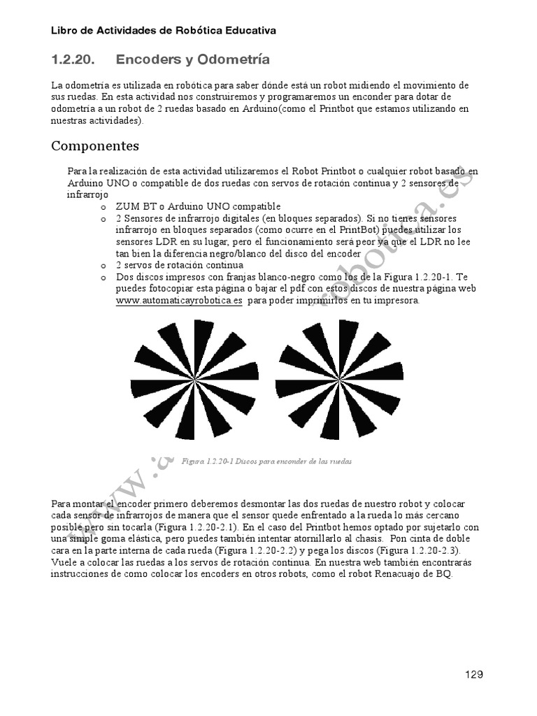 1.2.20-Encoders y Odometría | PDF | Robot | Robótica